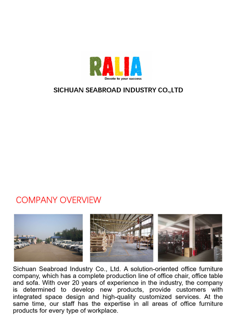 Ralia Furniture Introduction | PDF