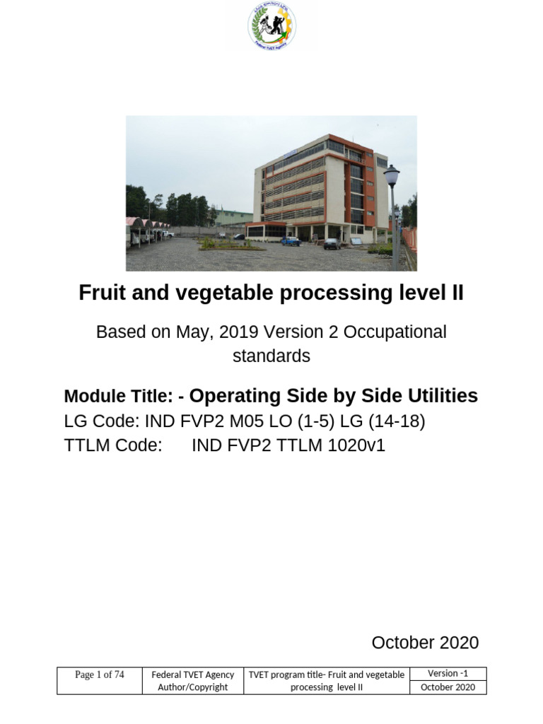 M05New Learning Guide For Operating Side by Side | PDF | Hazards | Steam