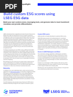 S&P Global ESG Scores Methodology | PDF | Governance | Climate Change ...