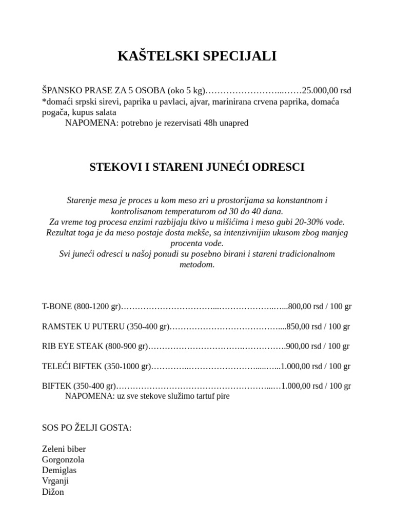 Jelovnik 2024 Rev2 | PDF