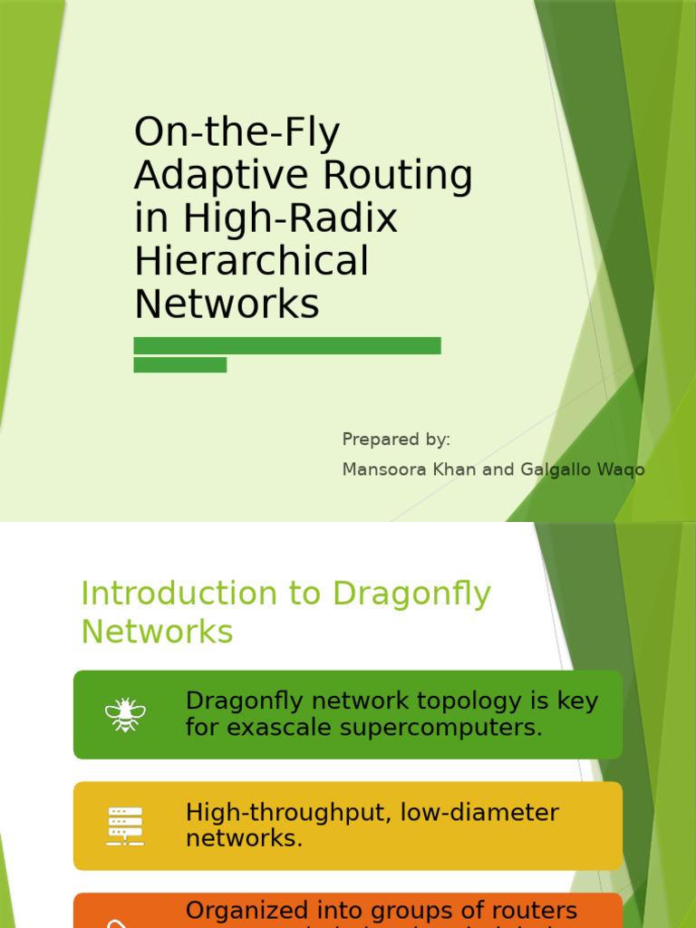 OFAR Dragonfly Networks Presentation v2 | PDF | Routing | Network ...