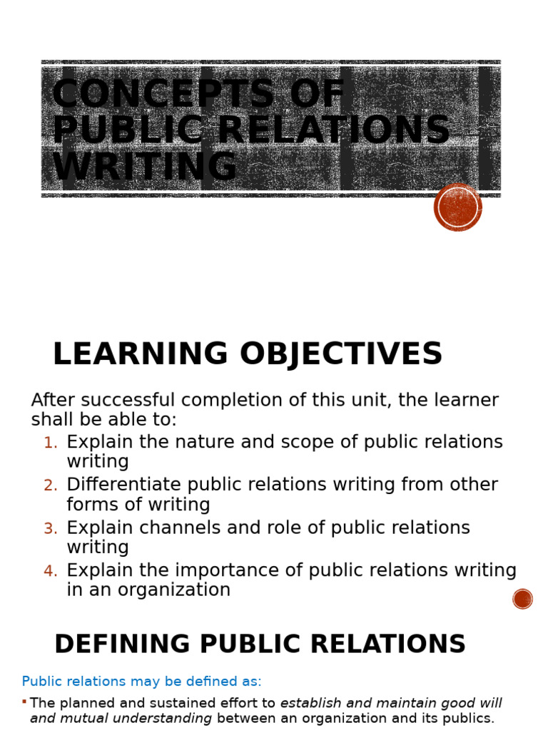 Essentials of Public Relations Writing | PDF | Public Relations ...