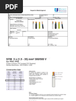 Data Sheet Kabel NYFGbY PDF | PDF | Electrical Conductor | Electrical ...