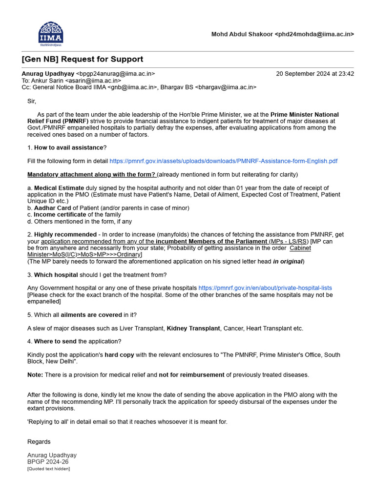 PMNRF Application Process for Patients | PDF | Organ Transplantation ...