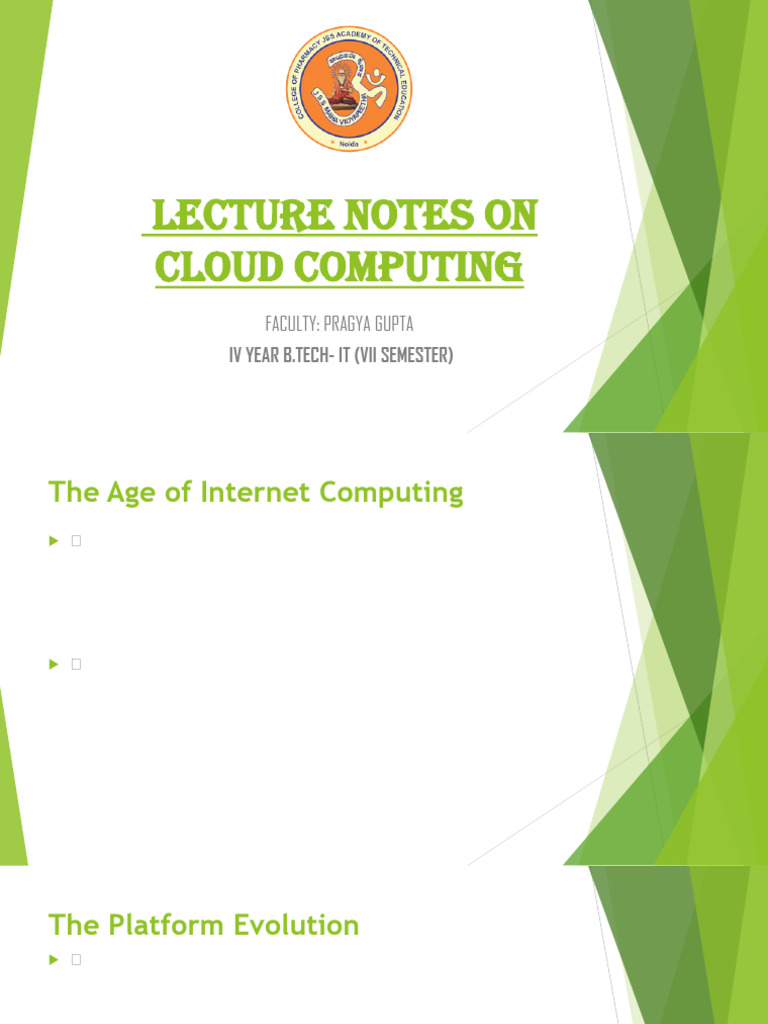 Cc Unit 1 Pdf Computer Cluster Virtualization
