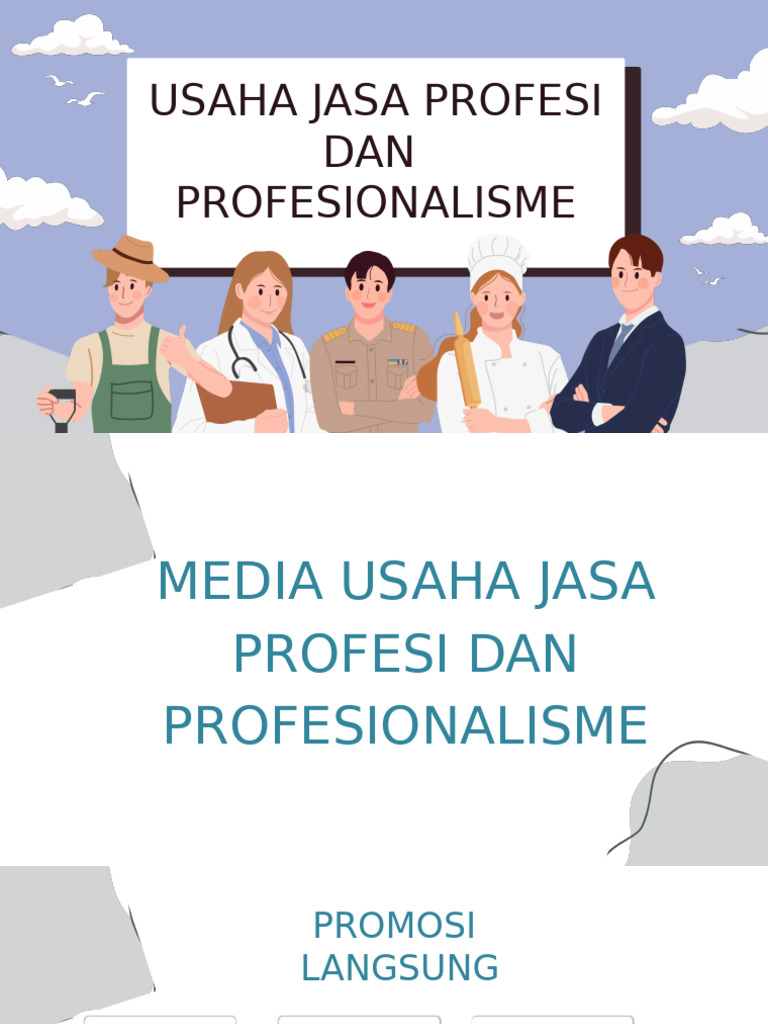 Biru Muda Ilustrasi Profesi Dan Tugasnya Presentasi | PDF