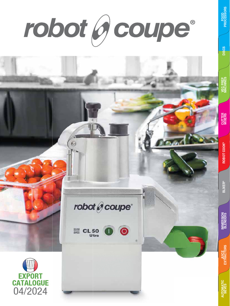 Robot-Coupe 2024 Catalogue Export Interactive | PDF | Foodservice | Restaurants