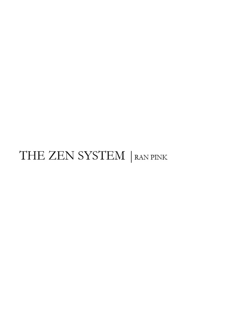 zen system manual | PDF | Mentalism | Astrological Sign