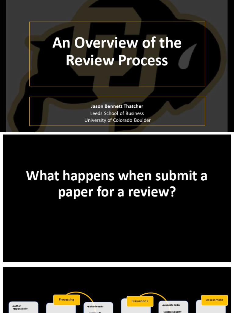 Understanding the Paper Review Process | PDF