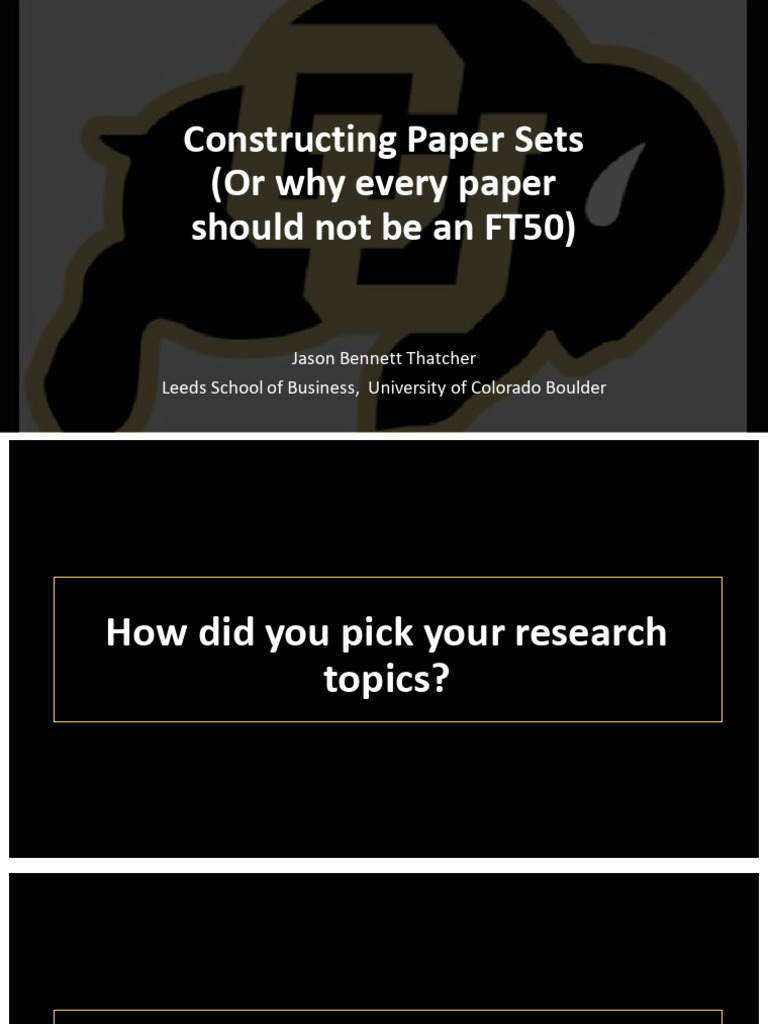 Developing Paper Sets | PDF | Psychology | Knowledge