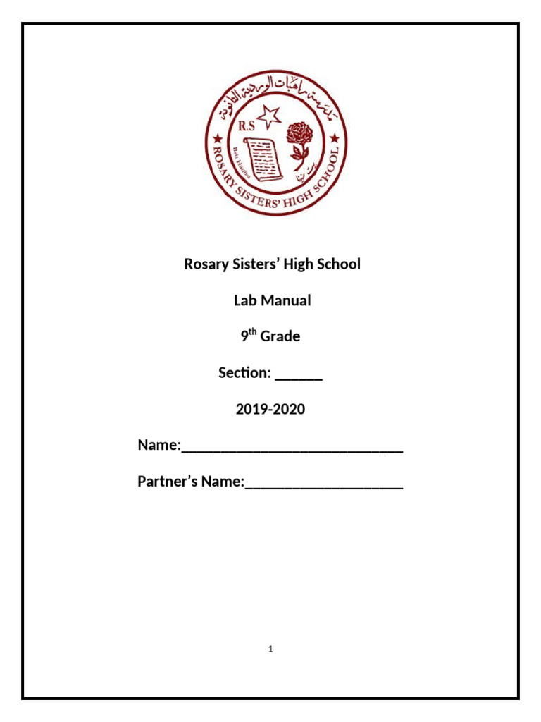 Experiments Manual 9th Grade 2019 Final | PDF | Electrical Resistance And Conductance | Resistor