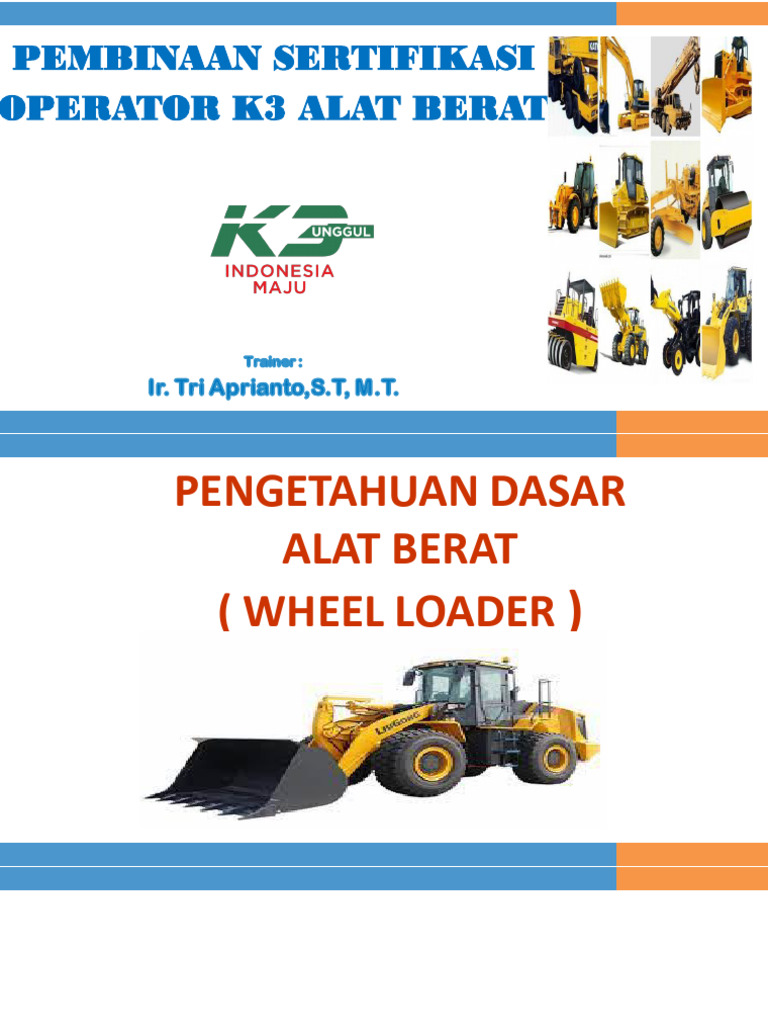 Pengetahuan Dasar Whell Loader | PDF