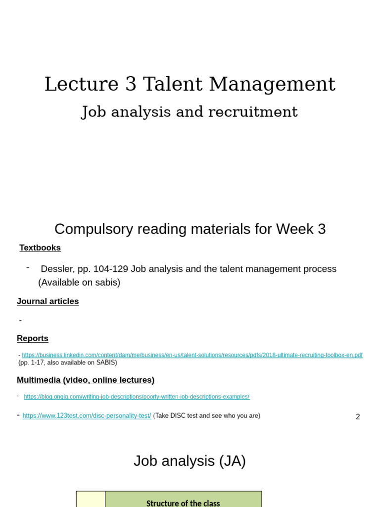03 - Talent Management | PDF | Talent Management | Business