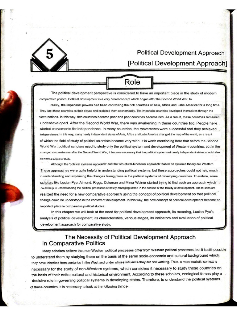 Polity Ch-5 Political Development Approach | PDF