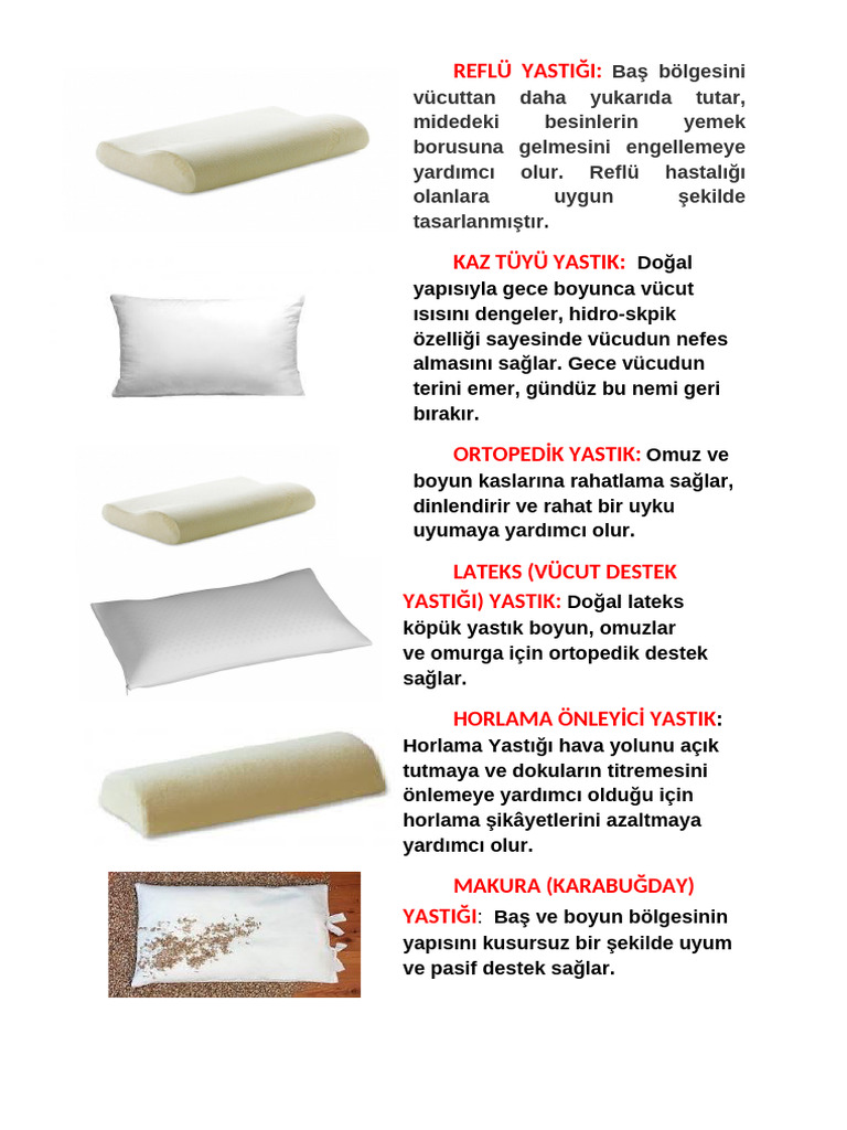 Yastik Menüsü | PDF