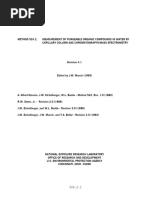 EPA 8270d | PDF | Mass Spectrometry | Gas Chromatography
