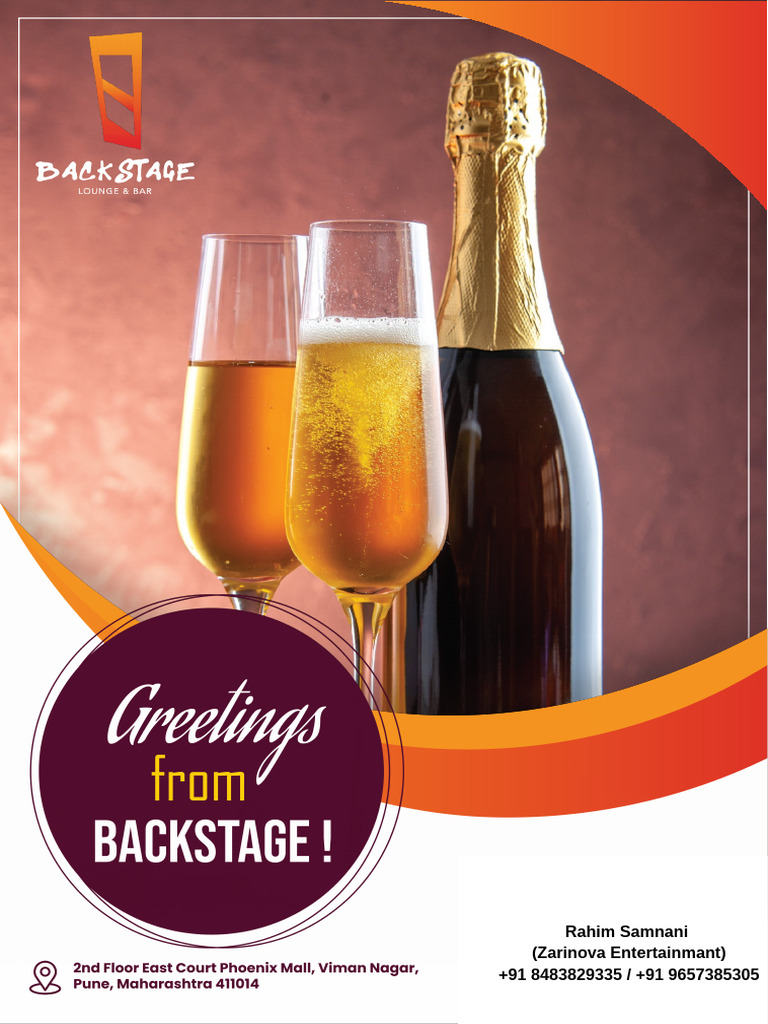 Backstage PDF | PDF | Finance & Money Management | Cooking, Food & Wine