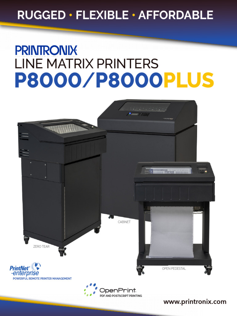 P8000Plus LM Brochure Redesign - PTX 80002A | PDF | Printer (Computing ...