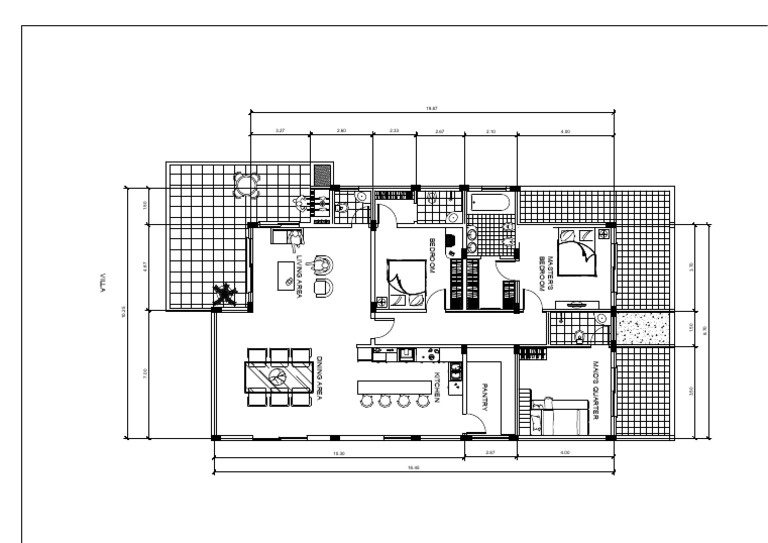 Architecture Design Villa Layout | PDF