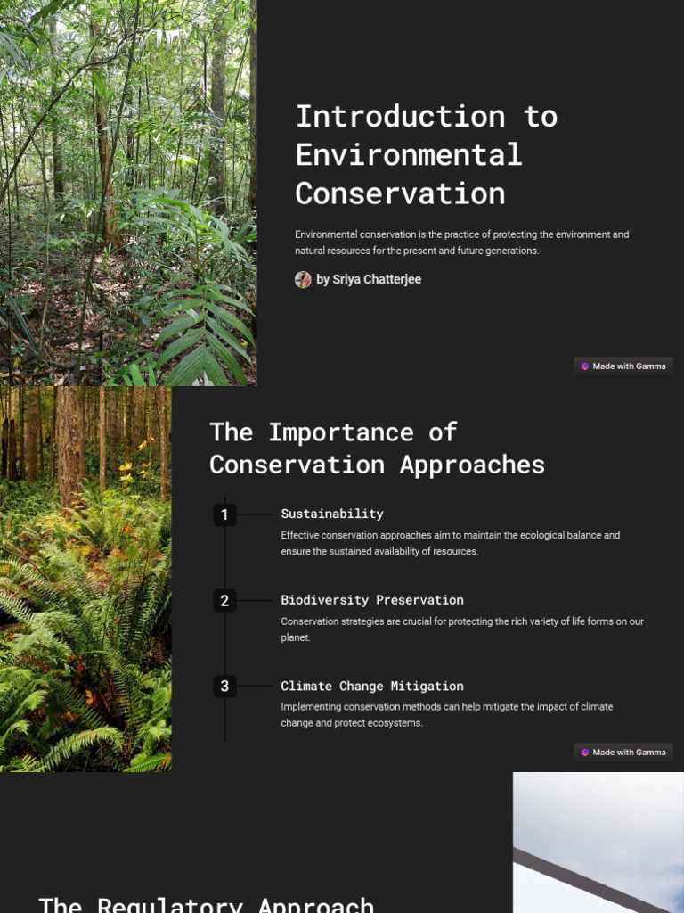 Introduction To Environmental Conservation | PDF | Conservation Biology ...