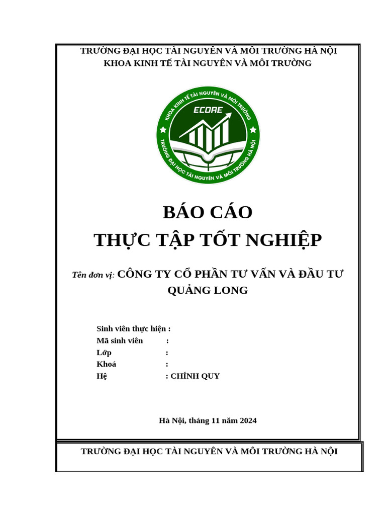 BCTT CÔNG-TY-CỔ-PHẦN-TƯ-VẤN-VÀ-ĐẦU-TƯ-QUẢNG-LONG | PDF