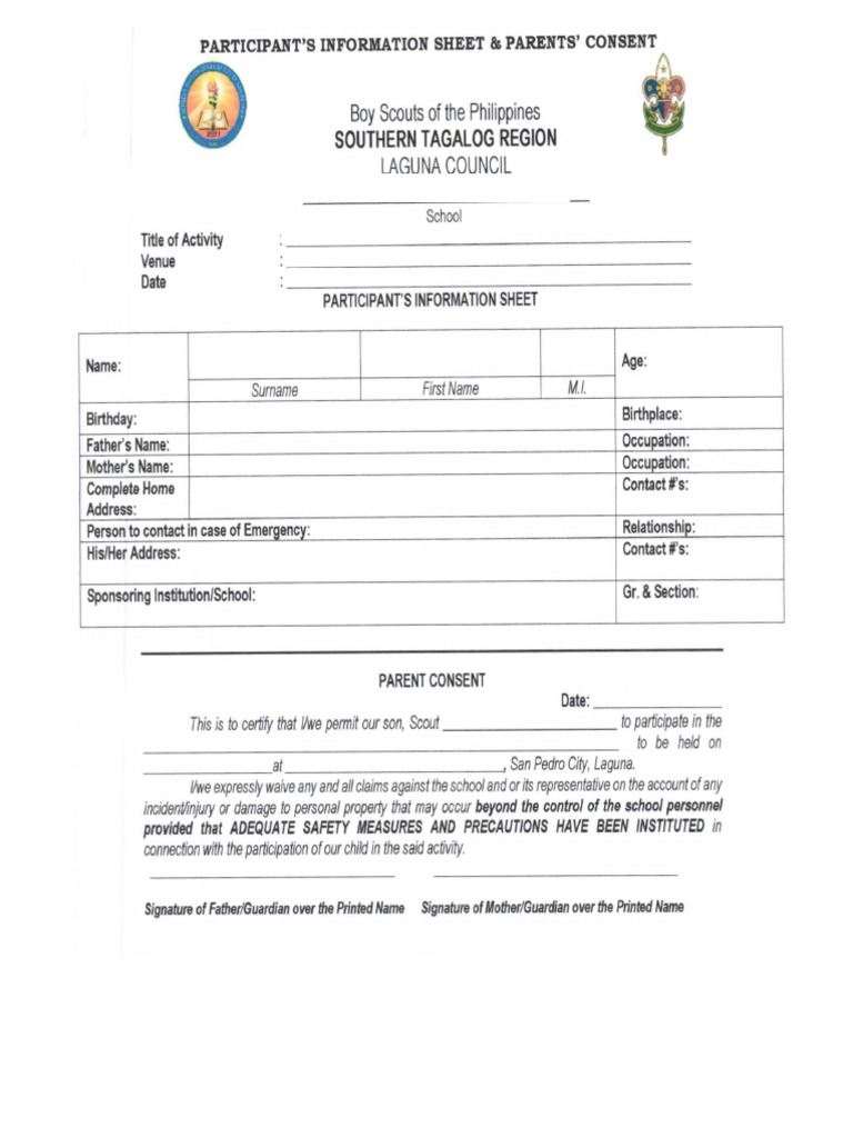 BSP-PARENT-CONSENT | PDF
