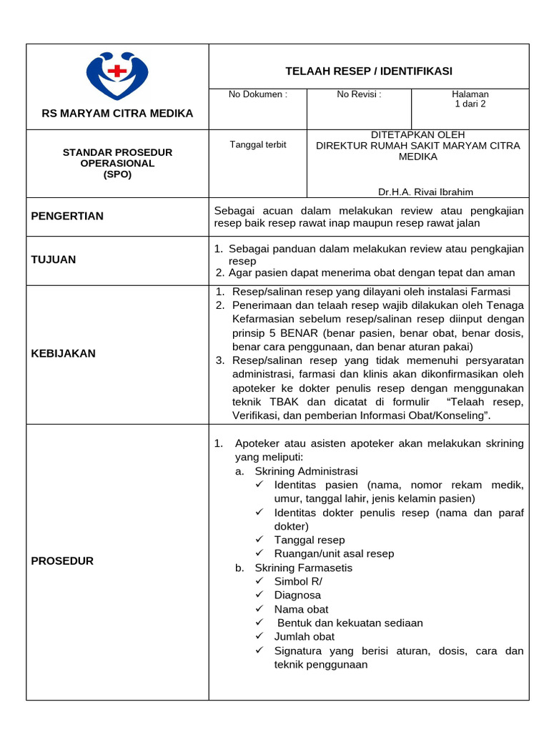 Telaah Resep | PDF | Kesehatan Holistik | Pengembangan Diri