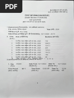 First Information Report Format | PDF | Crimes | Crime & Violence