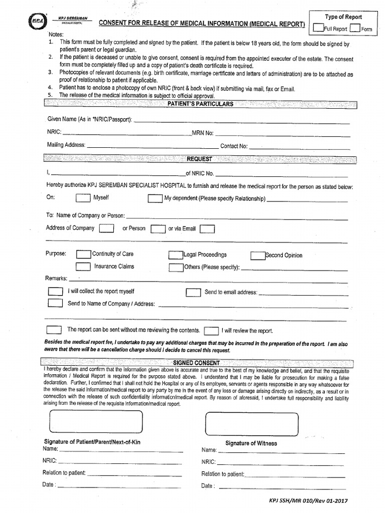 Consent Letter (KPJ) | PDF