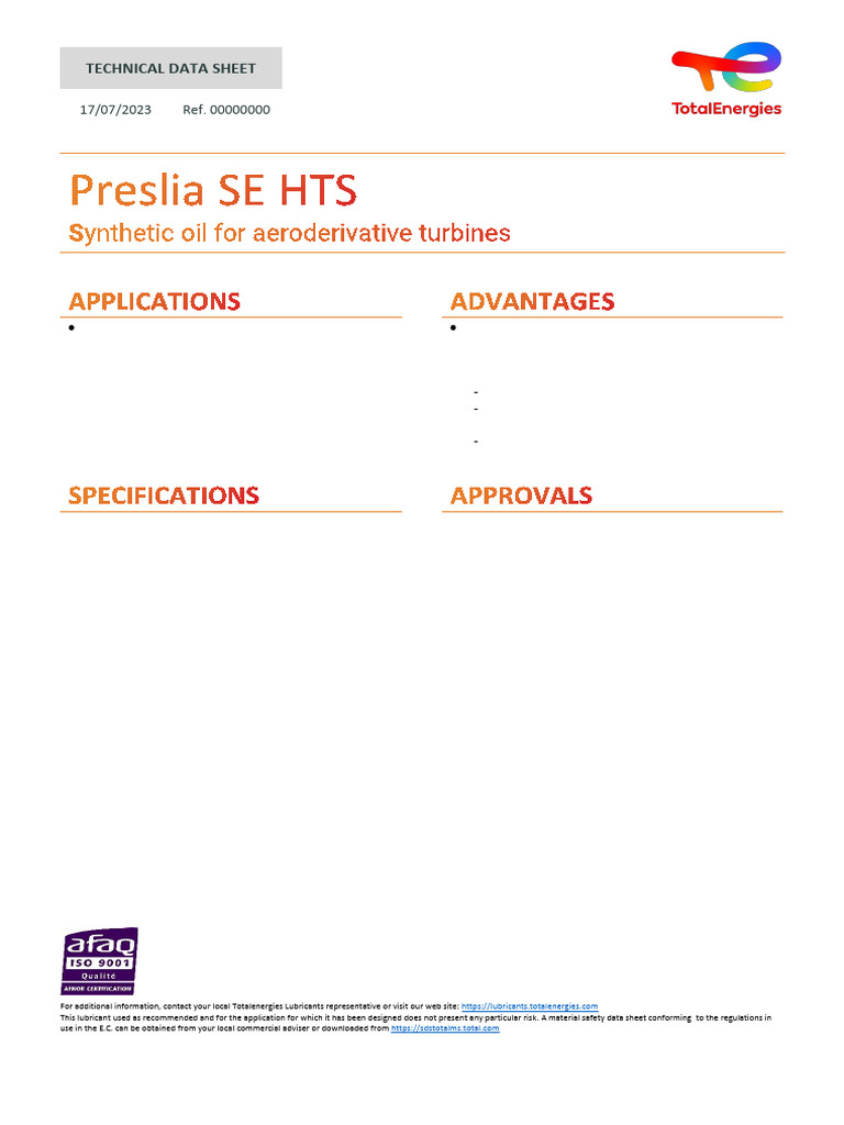 Tds Total Preslia-Se-Hts Dfu en | PDF | Secondary Sector Of The Economy ...