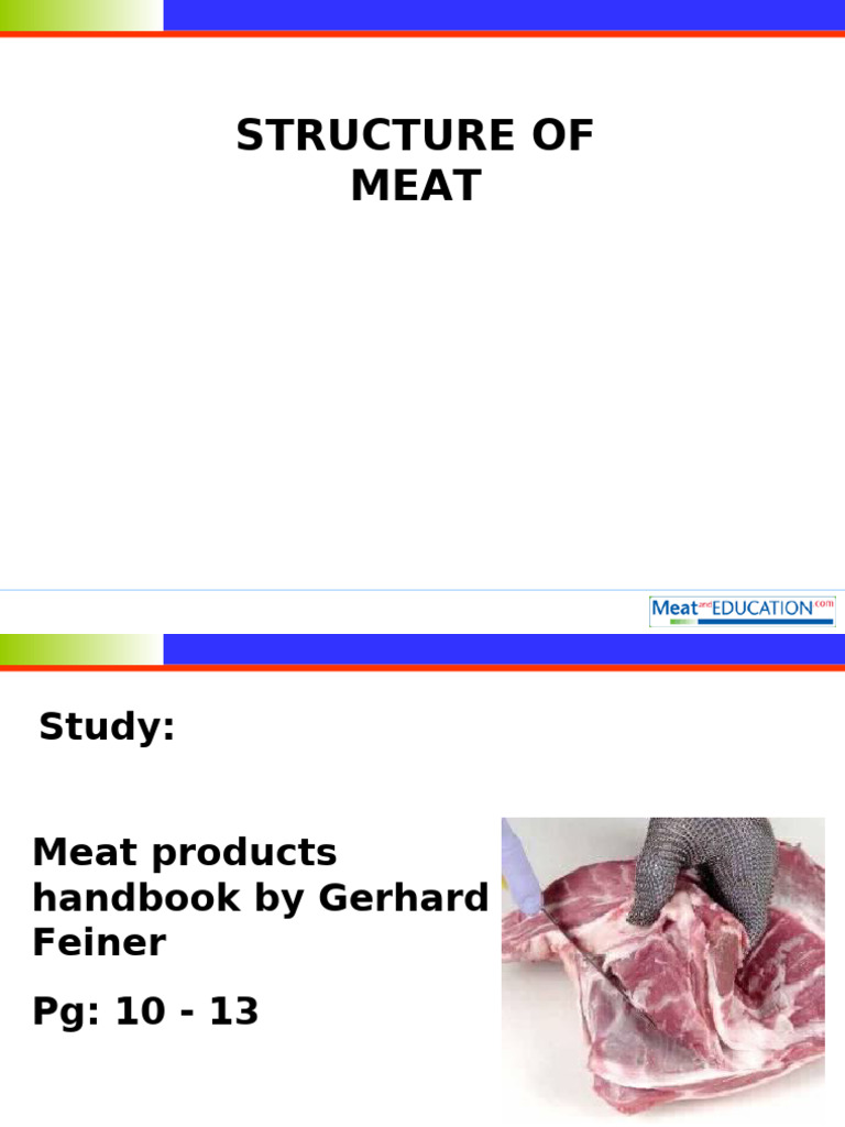 Meat structure 1 | PDF