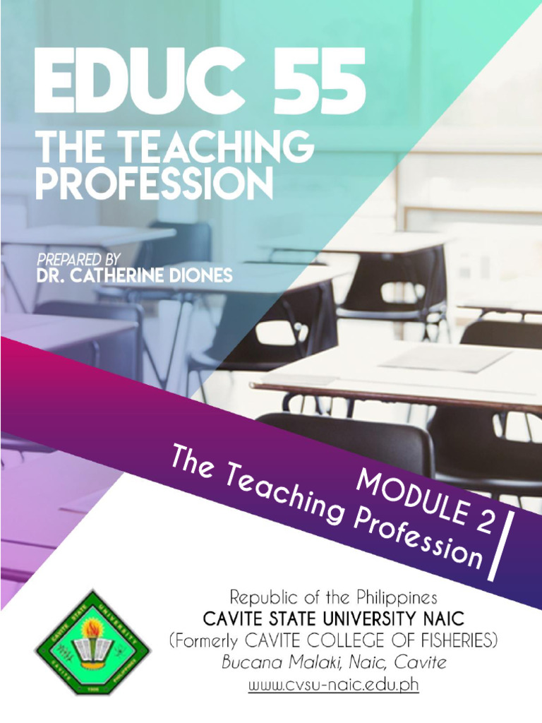 EDUC 55 - Module 2 - The Teaching Profession | PDF | Helen Keller