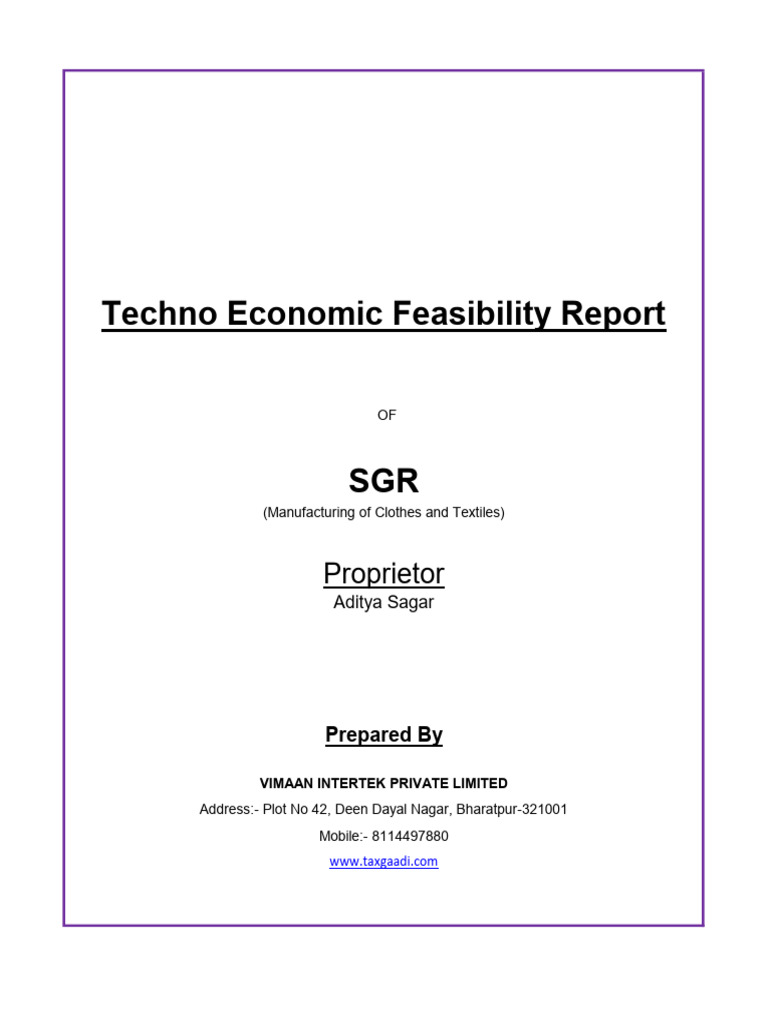 SGR Project Report Manufacturing | PDF | Private Sector | Investing