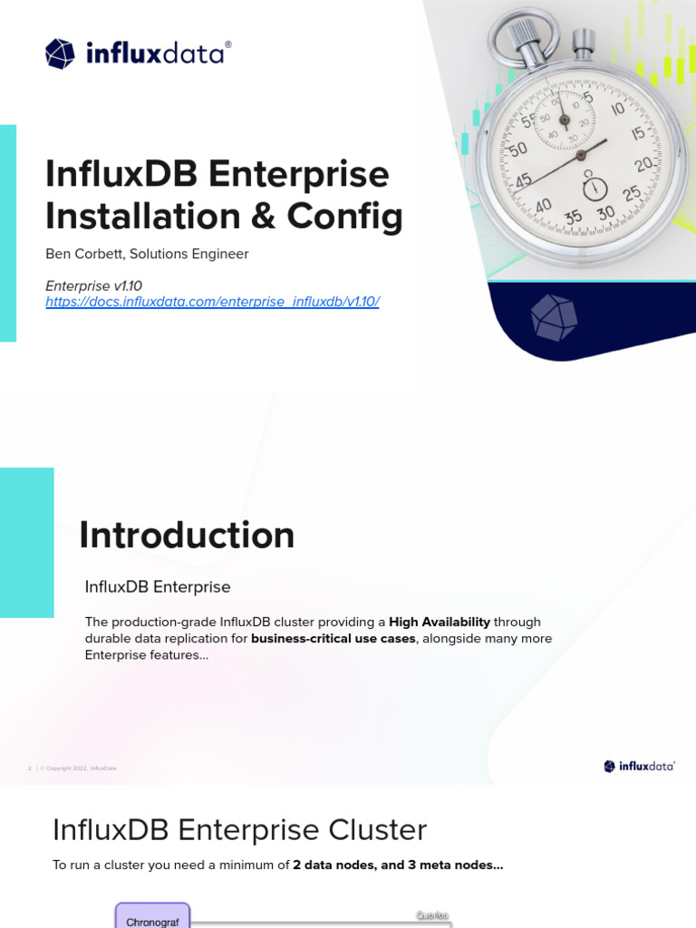 InfluxDB Enterprise v1.10 Setup - 0923 | PDF | Computer Cluster | Load Balancing (Computing)