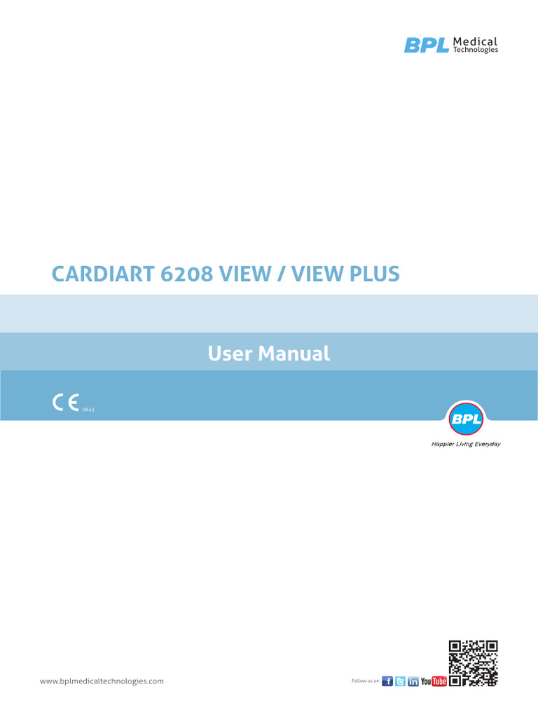BPL ECG Machine - Cardiart 6208 ViewPlus | PDF | Electrical Connector ...