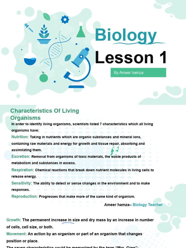 O Level 5090 and IGCSE 0620 Biology Notes by Sir Ameer Hamza | PDF ...