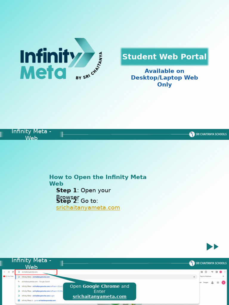 Student-Infinity Meta Web - Presentation | PDF | Cyberspace | Software
