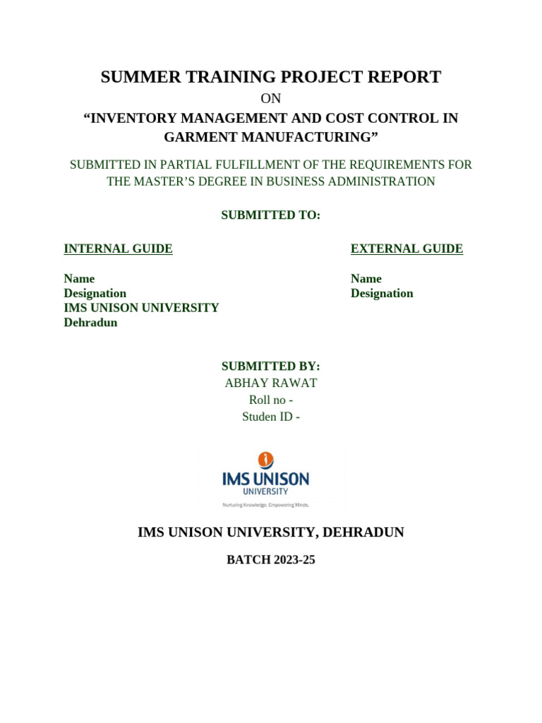 Inventory Management Pdf Survey Methodology Methodology