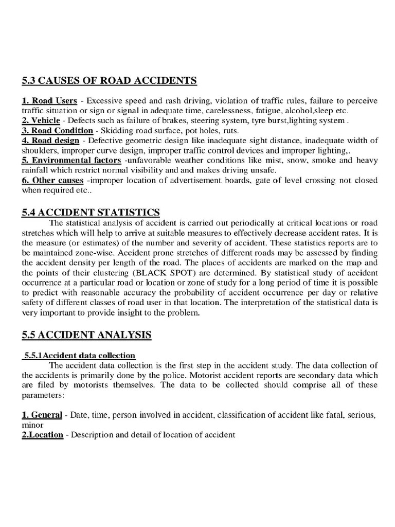 Accident Analysis & Investigation | PDF