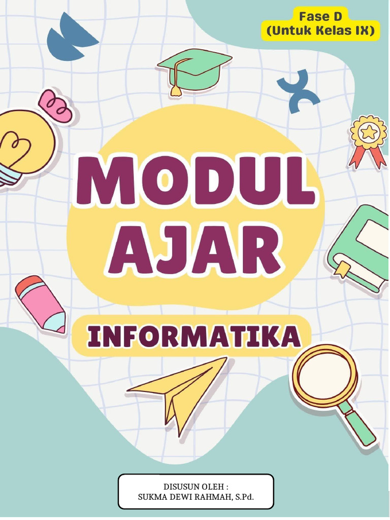 Modul Ajar Informatika Kelas 9 Bab Berpikir Komputasional Topik Materi Struktur Data | PDF