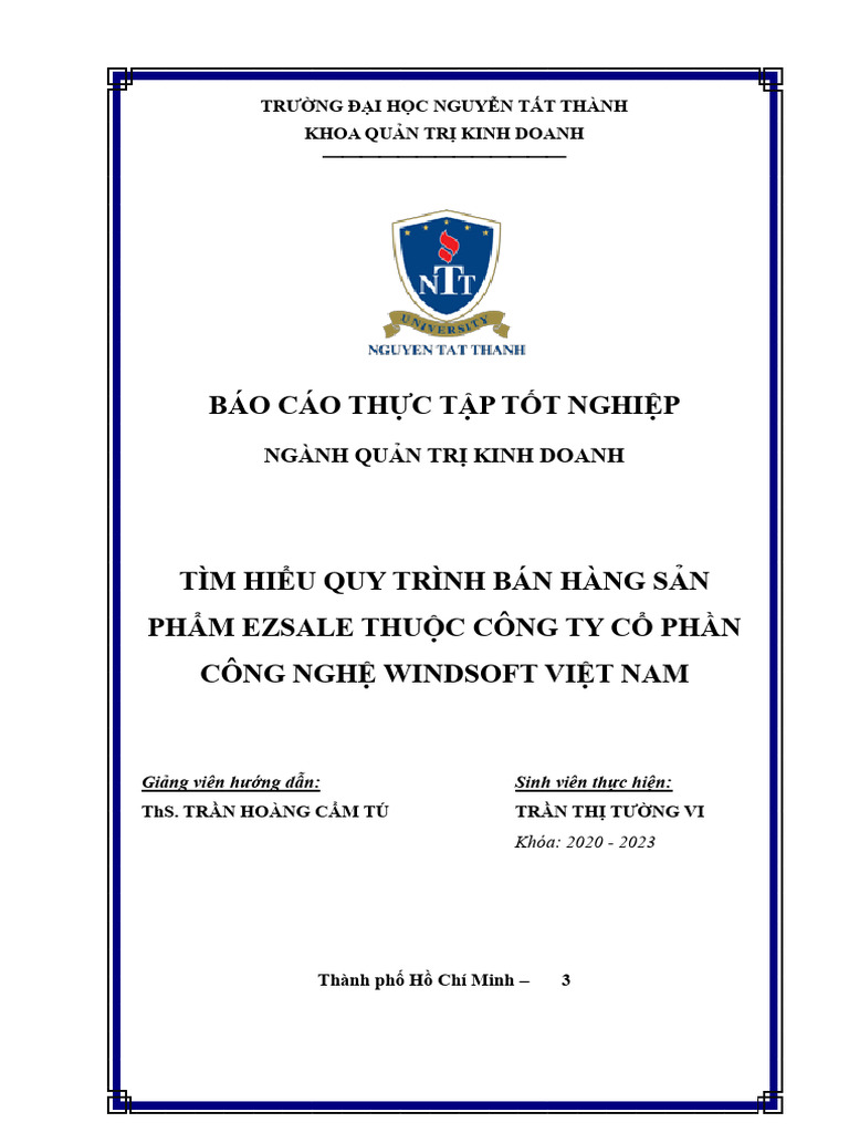 123doc Bao Cao Thuc Tap Tim Hieu Quy Trinh Ban Hang San Pham Ezsale Thuoc Cong Ty Co Phan Cong ...