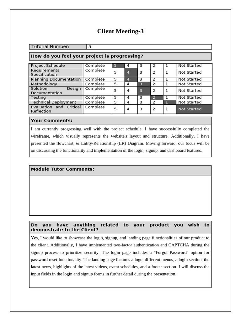3rd Client Meeting | PDF | Cyberspace | Information Technology