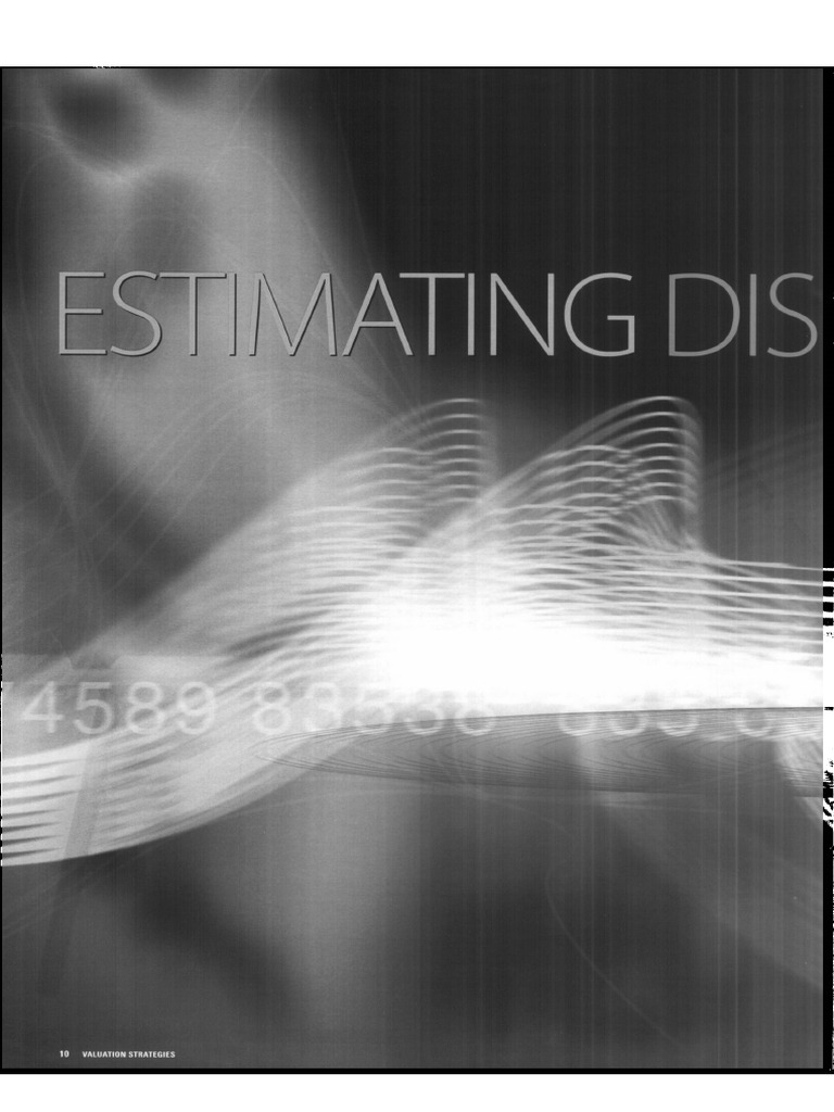 URKEN Estimating Discount Rates | PDF