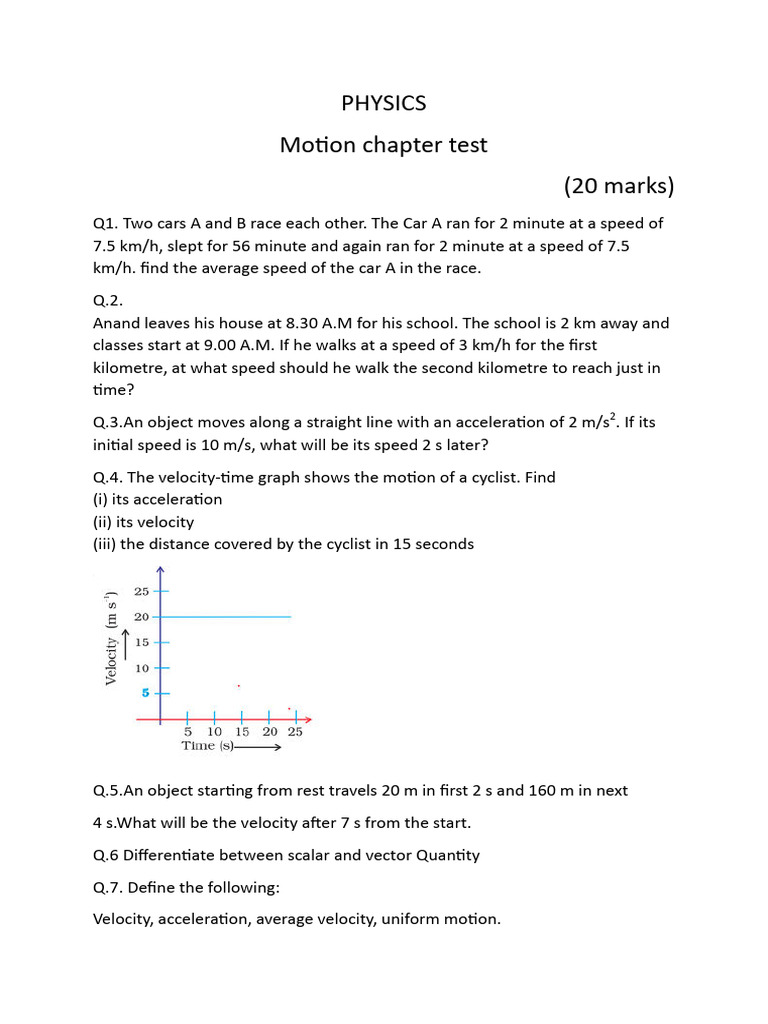 PHYSICS Class 9 | PDF | Science & Mathematics