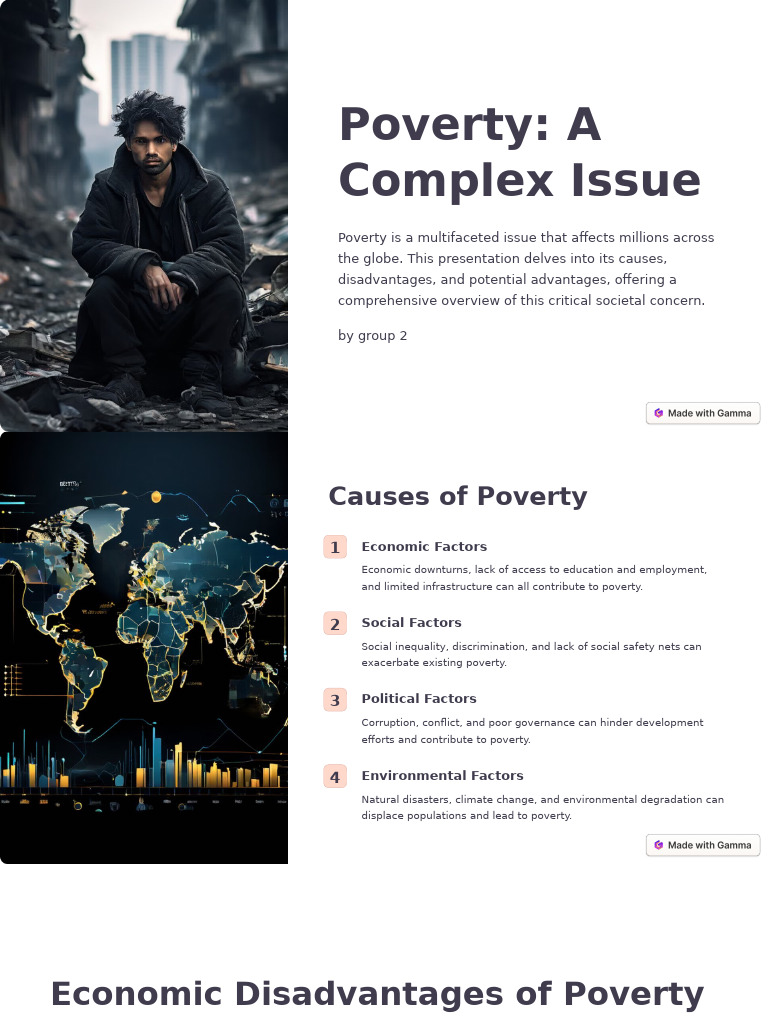 Understanding the Poverty Complex | PDF | Poverty | Poverty & Homelessness