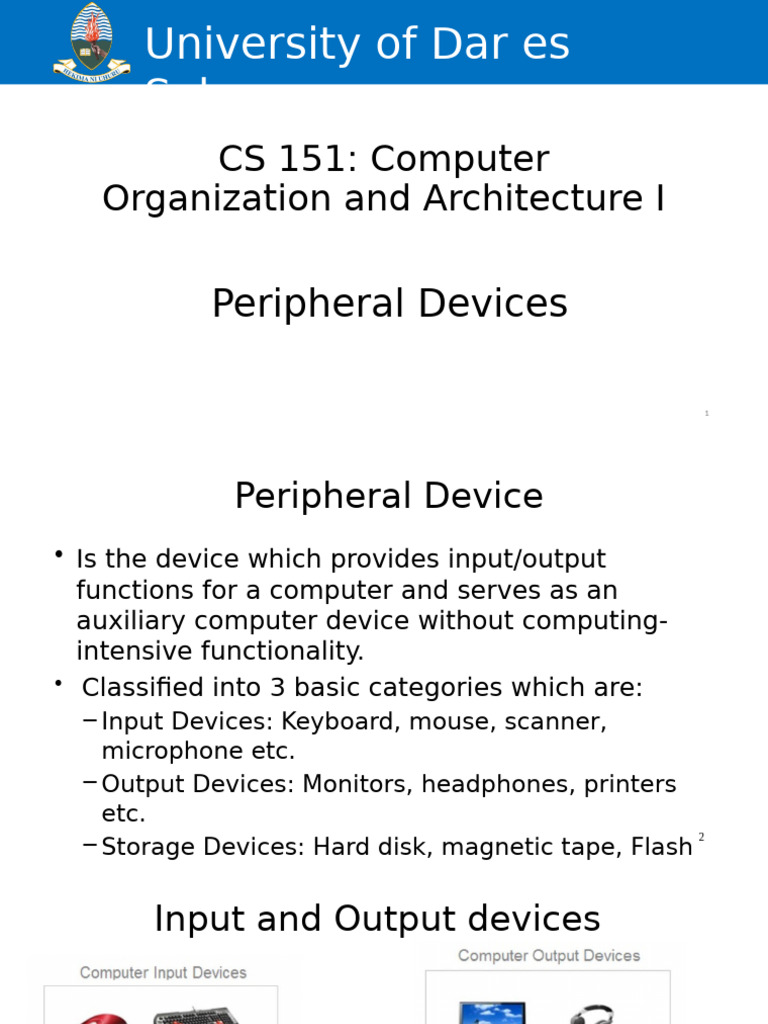 _ Peripheral v2 | PDF | Input/Output | Central Processing Unit