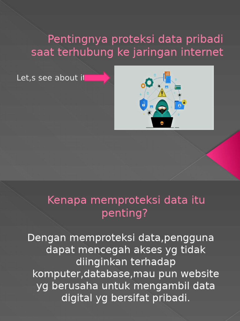 Tugas Ismi Fatimah Azzahra Pentingnya Proteksi Data Pribadi Saat Terhubung Ke Jaringan | PDF ...