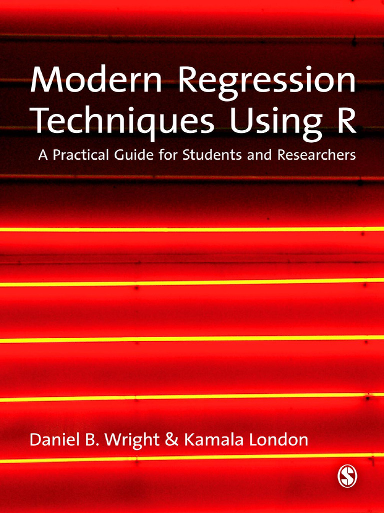 Modern - Regression Techniques Using R, Practical Guide | PDF | R (Programming Language ...