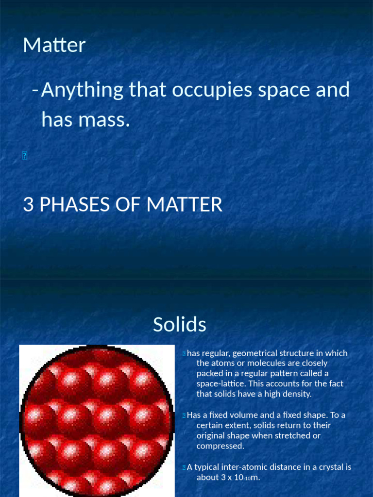Phases of Matter and Scientific Notation | PDF | Liquids | Gases