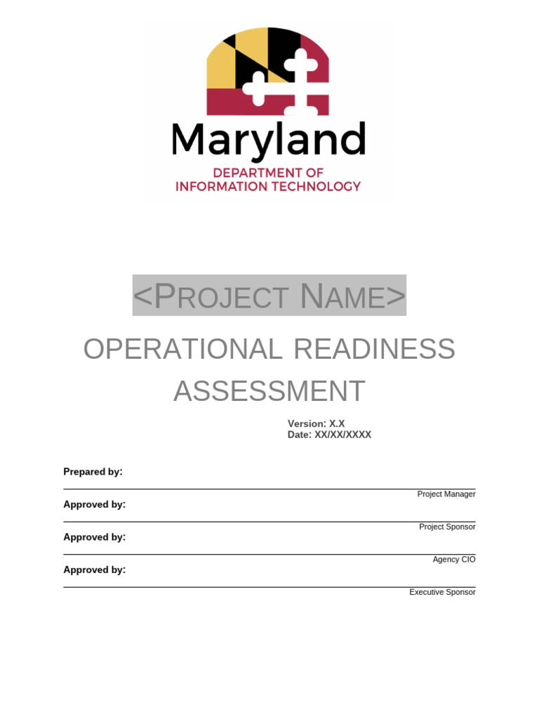 Operational Readiness Assessment | PDF | Systems Engineering ...